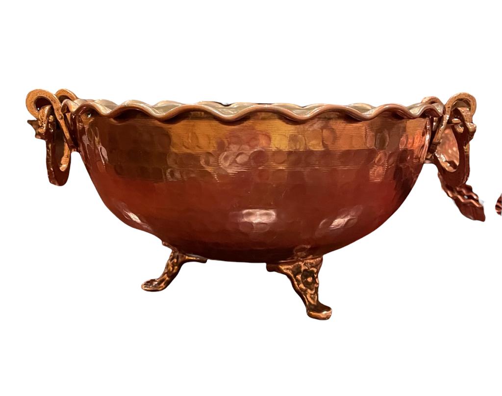 Pure 100% Copper Bowl -Hand made copper bowl 9” x9” x 5” - Goodies Are Us